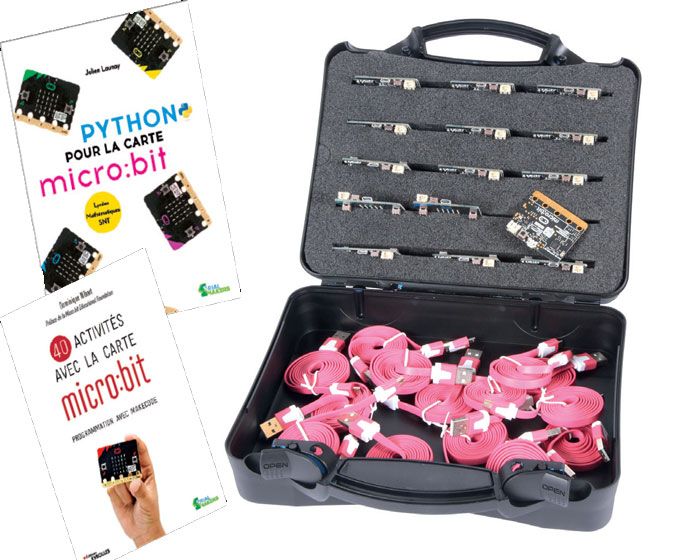 Pack Classe Programmation - 15 cartes micro:bit V2 avec valise